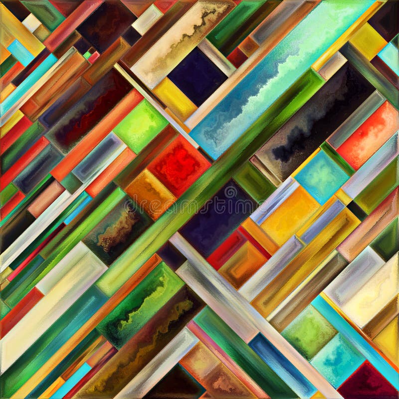 Shape Division in Art stock illustration. Illustration of idea - 187696413