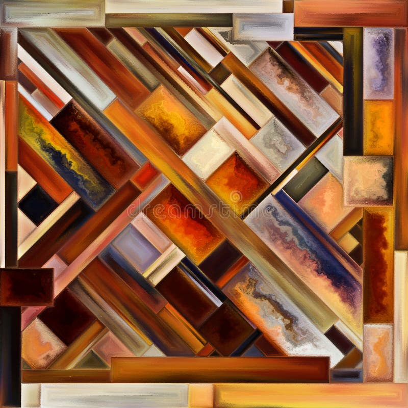 Shape Division in Art stock illustration. Illustration of design ...