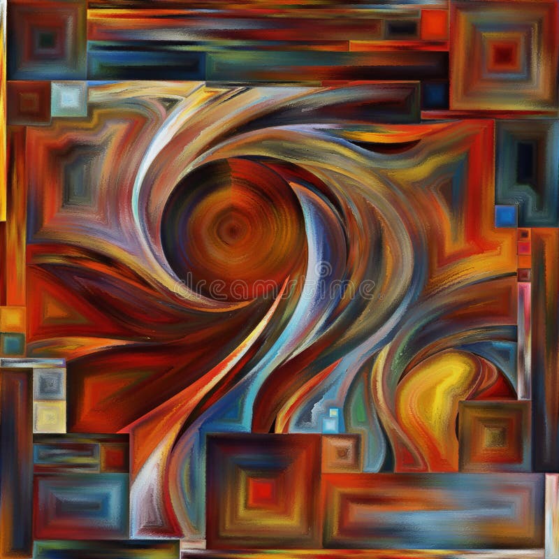 Shape Division in Art stock illustration. Illustration of metaphor ...