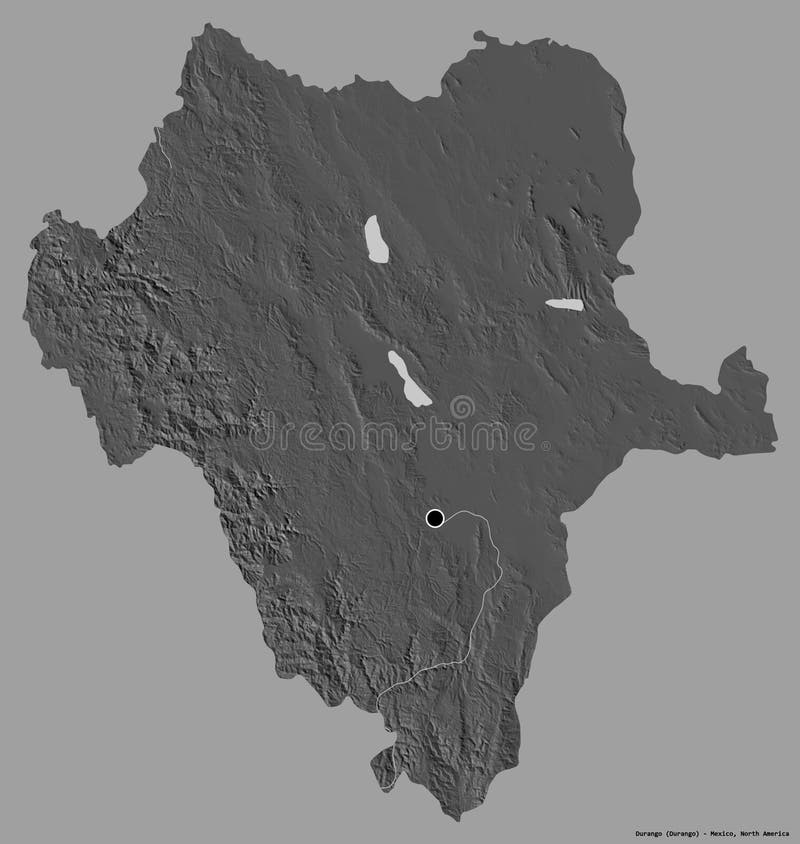 Durango State Location on Map of Mexico Stock Vector - Illustration of ...