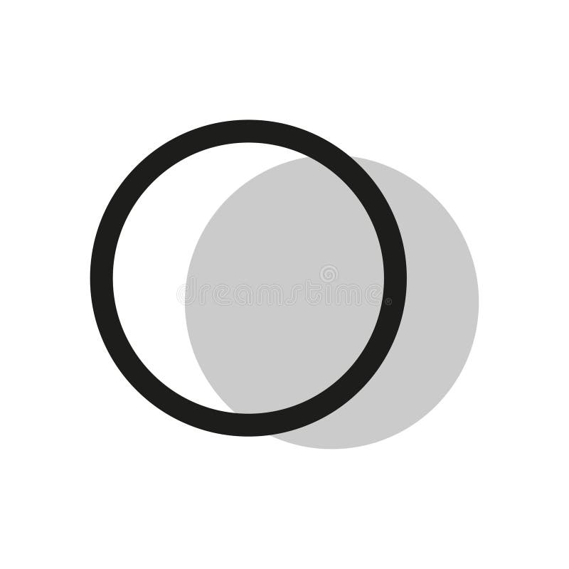 Shape Element. Circle Symbol. Vector Illustration. EPS 10 Stock Vector ...