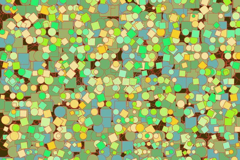 Shape of Ellipse & Square Box, Abstract Background Pattern. Ellipses ...