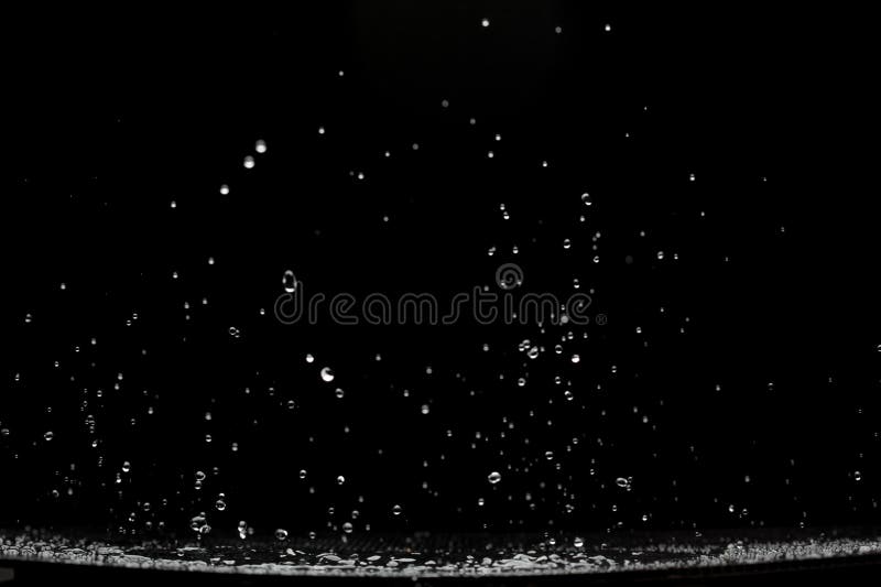 Shape Form Droplet of Water Splashes into Drop Water Attack Fluttering ...
