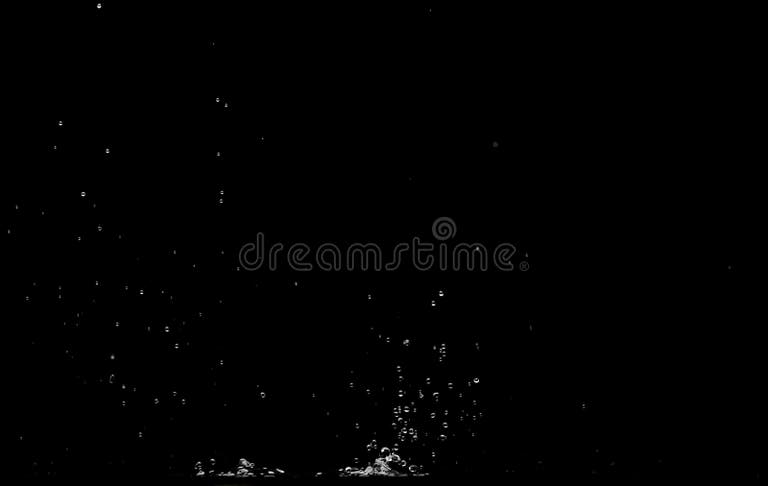 Shape Form Droplet of Water Splashes into Drop Water Attack Fluttering ...