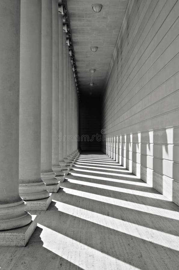 Shape and Form, Shadows and Light Stock Photo - Image of light, walkway ...
