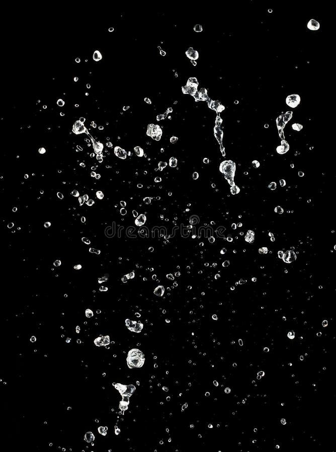 Shape Form Throw of Water Splashes into Drop Water Attack Fluttering in ...