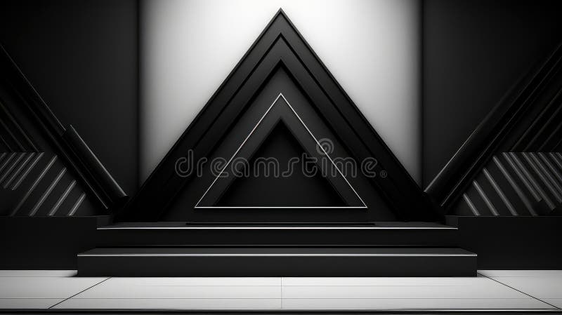 Shape Geometric Podium Background Stock Illustration - Illustration of ...