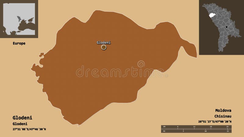 Glodeni District Republic of Moldova, Administrative Divisions of ...