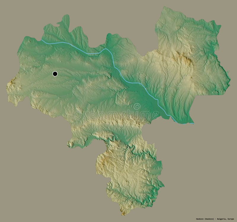 Haskovo Province Republic of Bulgaria, Provinces of Bulgaria Map Vector ...