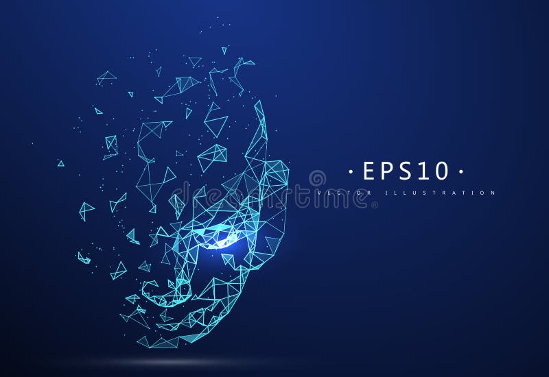 The Shape of the Head Formed by the Grid Symbolizes the Meaning of ...