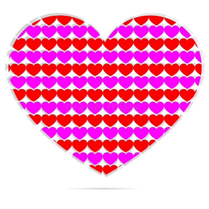 Shape of heart stock vector. Illustration of february - 28730740