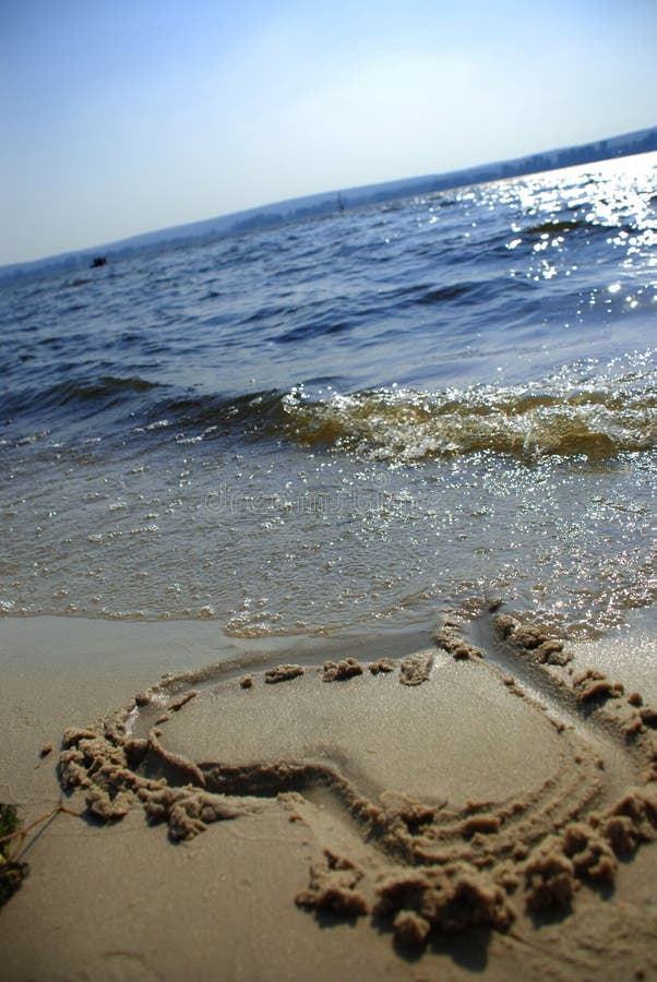 Shape of heart stock photo. Image of landscape, color - 7778682