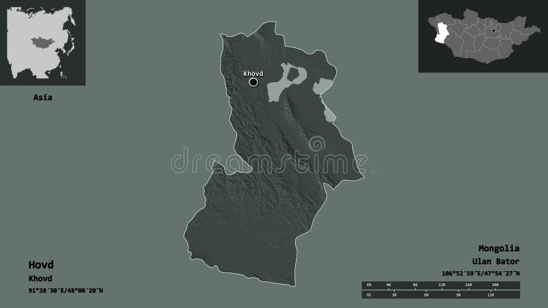 Hovd, Province of Mongolia,. Previews. Administrative Stock ...