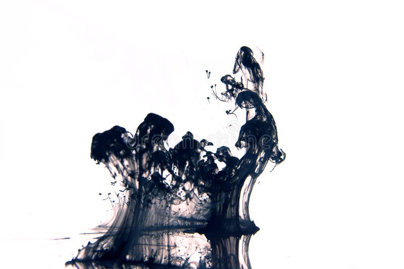The shape of ink stock image. Image of science, transparent - 28930255