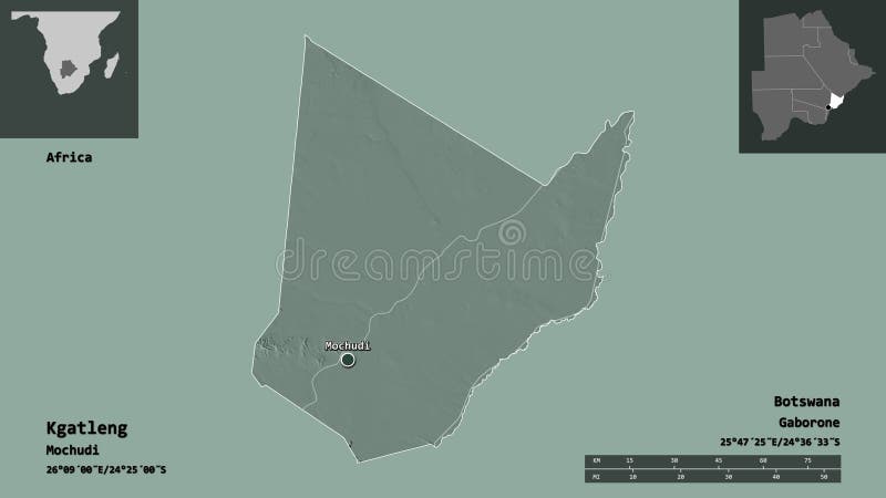 Kgatleng, District of Botswana,. Previews. Administrative Stock ...