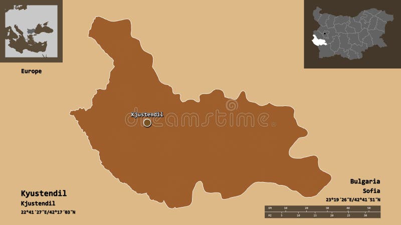 Kyustendil, Province of Bulgaria,. Previews. Pattern Stock Illustration ...