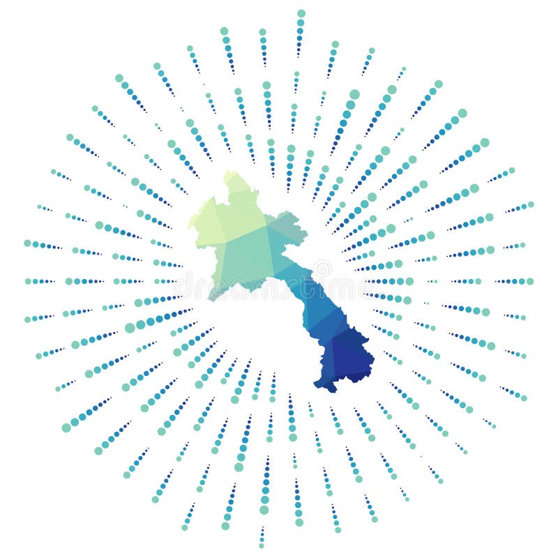 Map of Laos, Polygonal Mesh Line Map Stock Illustration - Illustration ... Map of Laos, Polygonal Mesh Line Map Stock Illustration - Illustration ...