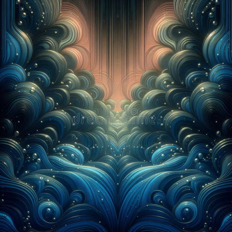 Shape of liquid stock illustration. Illustration of generative - 371979045