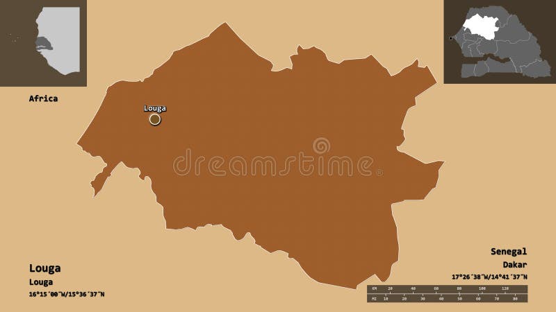 Louga, Region of Senegal,. Previews. Pattern Stock Illustration ...