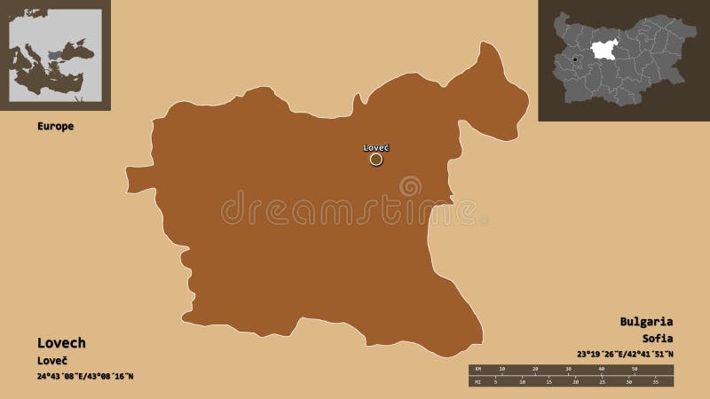 Lovech, Province of Bulgaria,. Previews. Pattern Stock Illustration ...