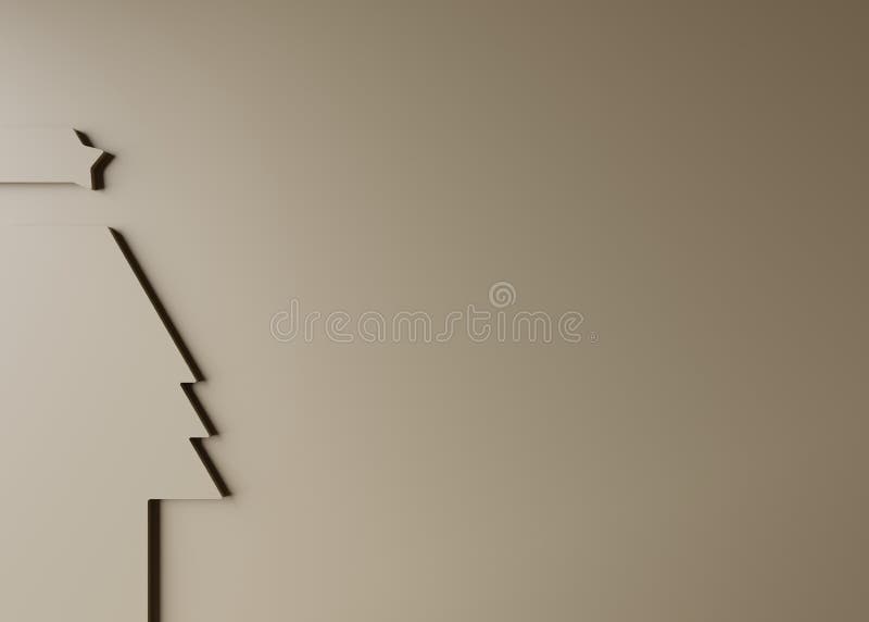 Tree Relief Shape Made of Pile of Ash, Dust Stock Illustration ...