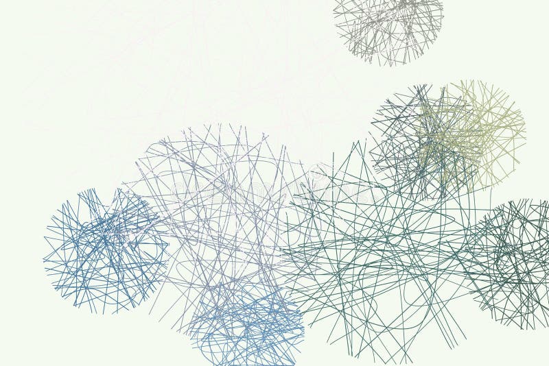 Shape of Messy Random Line Circles, Abstract Geometric Background ... Shape of Messy Random Line Circles, Abstract Geometric Background ...