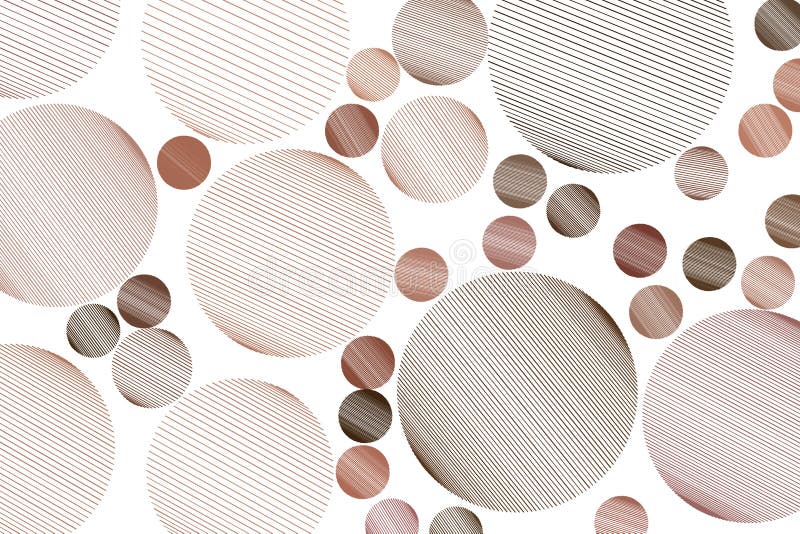 Shape Of Messy Random Line Circles Abstract Geometric Background Pattern Texture Lines