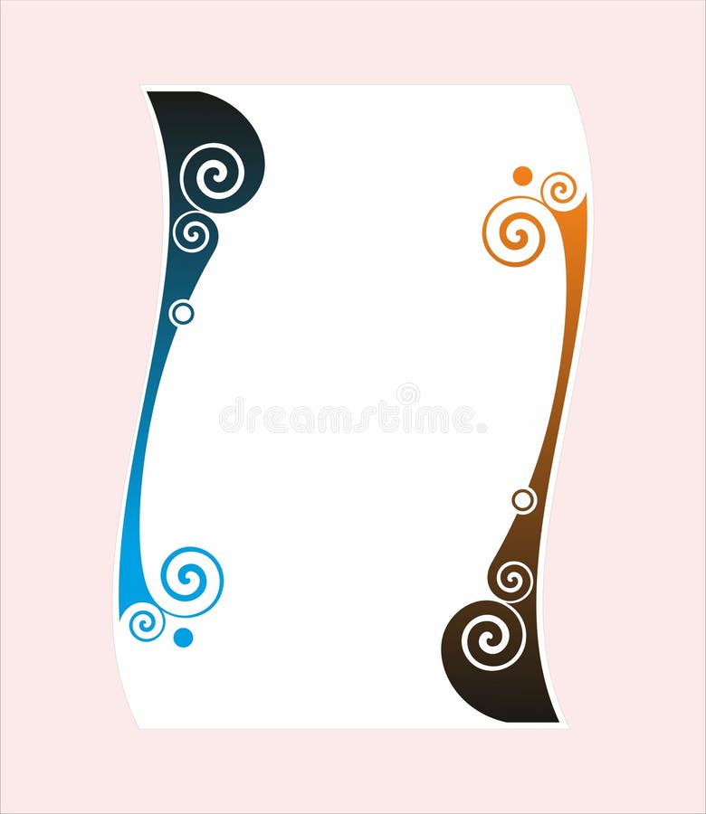 Shape Mirrors Glass Border Design Vector Stock Vector Illustration Of Etching Vectors 272282887