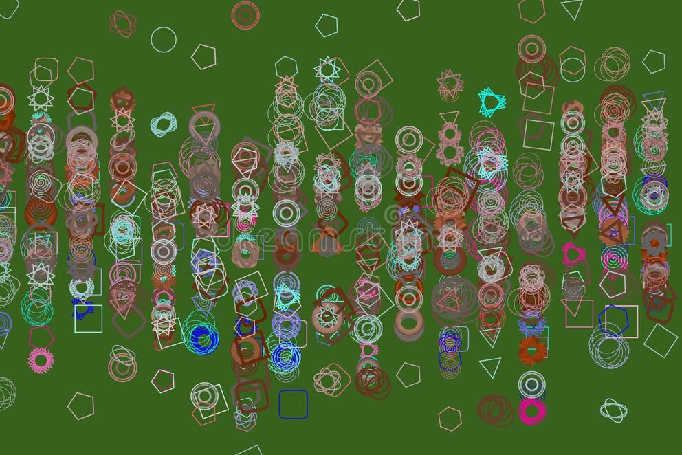 Shape Of Mixed Abstract Background Pattern Creative Canvas Repeat