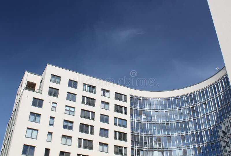 Shape of the modern city stock image. Image of facade - 376389233
