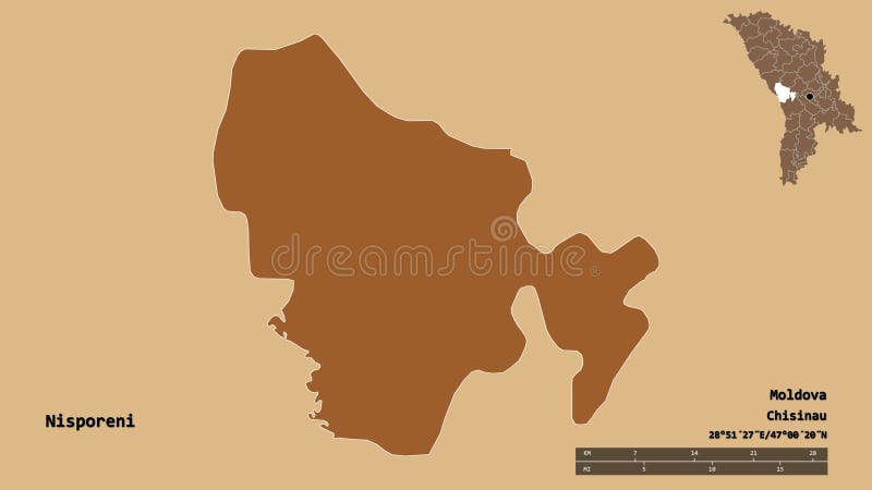 Nisporeni, District of Moldova, Zoomed. Pattern Stock Illustration ...