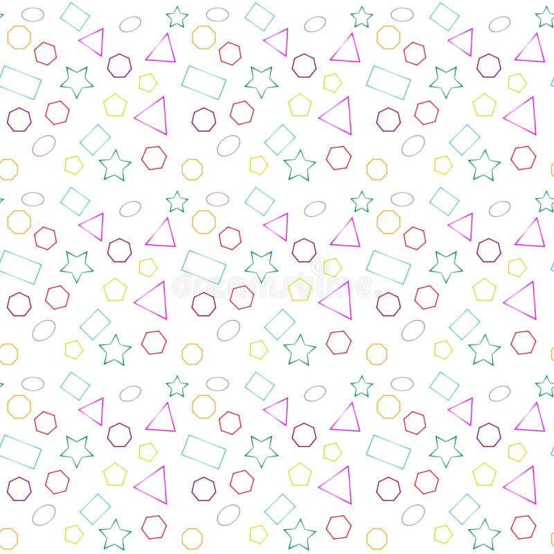 The Shape Pattern in Color Gradient Stock Vector - Illustration of ...