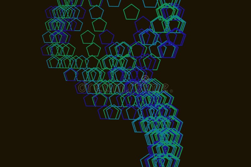 Shape of Pentagon, Abstract Background Pattern. Texture, Concept ...