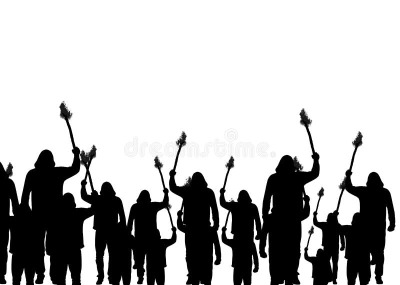 People torch stock vector. Illustration of ceremony, circle - 29224932