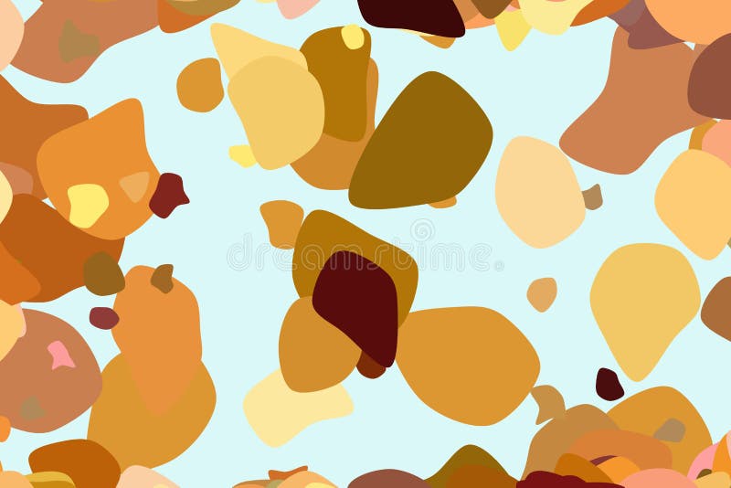 Shape of Random Rounded Shapes, Abstract Geometric Background Pattern ...