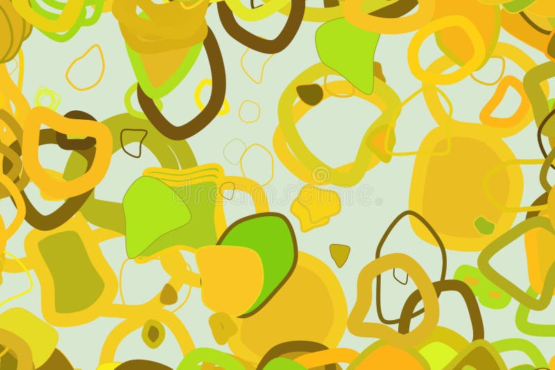 Shape of Random Rounded Shapes, Abstract Geometric Background Pattern ...