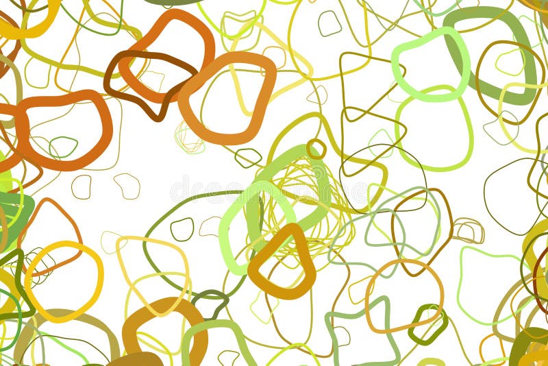 Shape of Random Rounded Shapes, Abstract Geometric Background Pattern ...