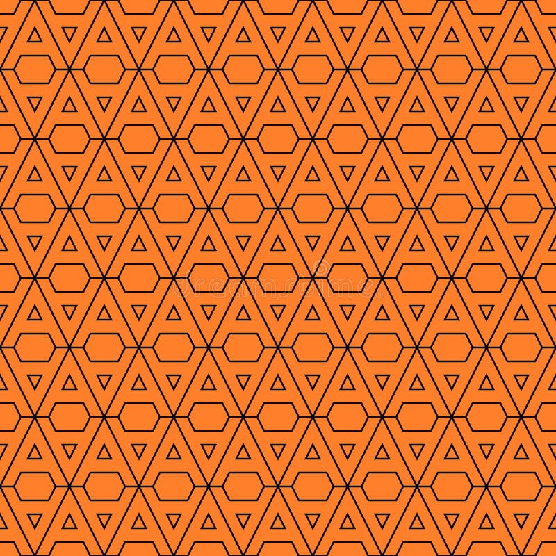 Orange a Alphabet Letter Repeating Pattern on Orange Background Stock ...