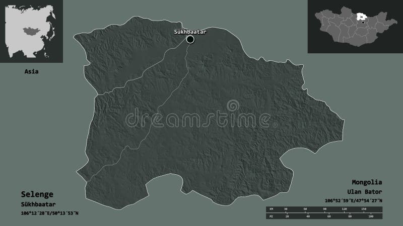 Selenge, Province of Mongolia,. Previews. Administrative Stock ...