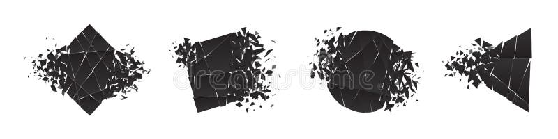 Shattered Triangle Stock Illustrations – 736 Shattered Triangle Stock ...