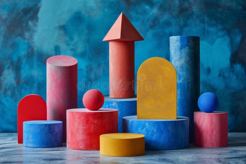 Shape Showdown stock illustration. Illustration of lines - 310363883