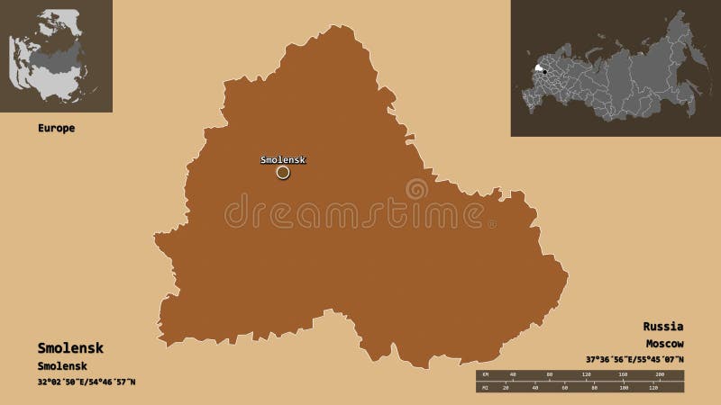 Smolensk, Region of Russia,. Previews. Pattern Stock Illustration ...