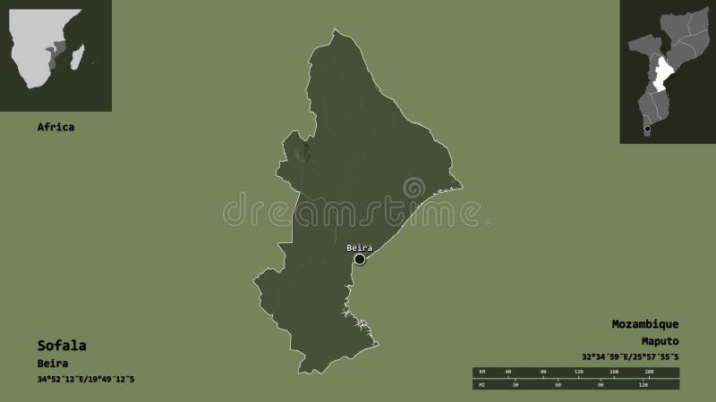 Sofala, Province of Mozambique,. Previews. Administrative Stock ...