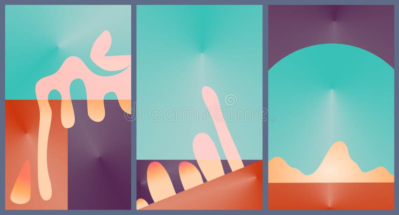 The Shape of the Soft Feeling Graph Stock Illustration - Illustration ...