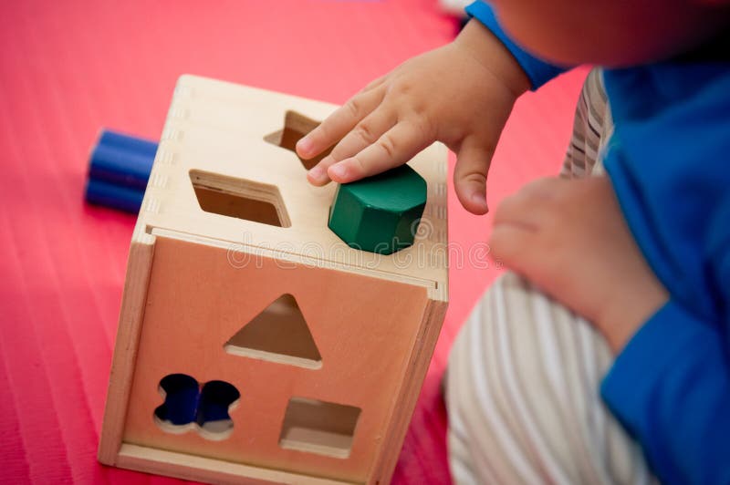 Shape sorter toy stock image. Image of isolated, shape - 11110447