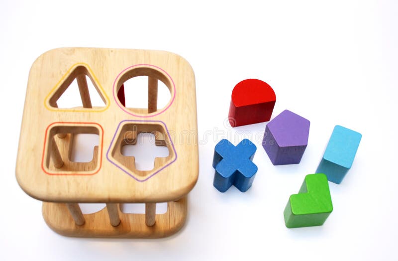 Shape sorter toy stock image. Image of isolated, shape - 11110447