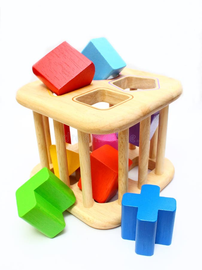 Shape sorter toy stock image. Image of isolated, shape - 11110447