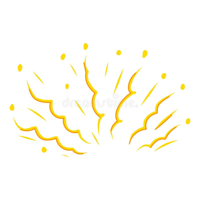 Shape Sparkles Cartoon Vector Illustration Stock Vector - Illustration ...