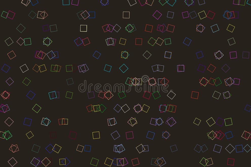 Shape of Square, Rectangle, Abstract Background Pattern. Creative, Effect, Texture & Backdrop ...