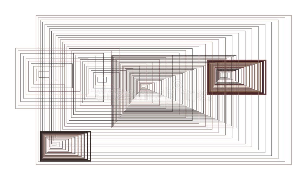 Shape of Square, Rectangle, Abstract Geometric Background Pattern. Art ...